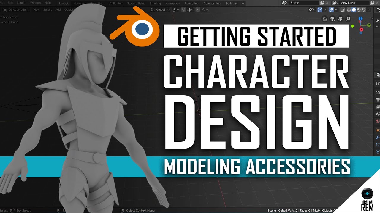 Mastering Armor Modeling in Blender: Sculpting a Stunning 3D Character ...