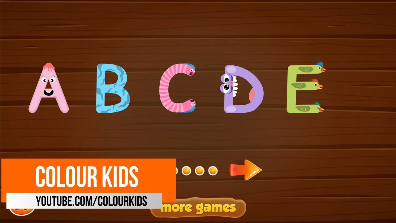 ABC Learning Letters For Children Full Alphabet Letters Funny 3D ...