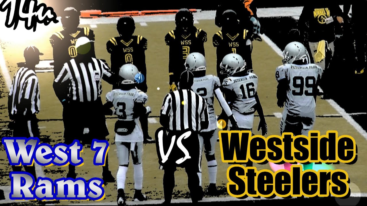 2022 SMSB (14u) West 7 Rams vs Westside Steelers Benefit Game **Full ...