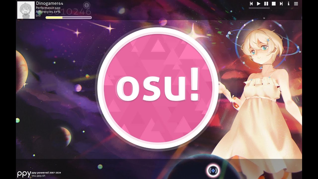 Playing Osu for the first time! - YouTube