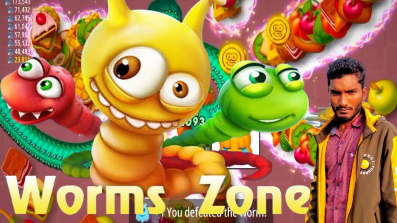 Worms Zone Vedeo Gameplay 2024 🐛🐛🐛New worms zone gams - YouTube