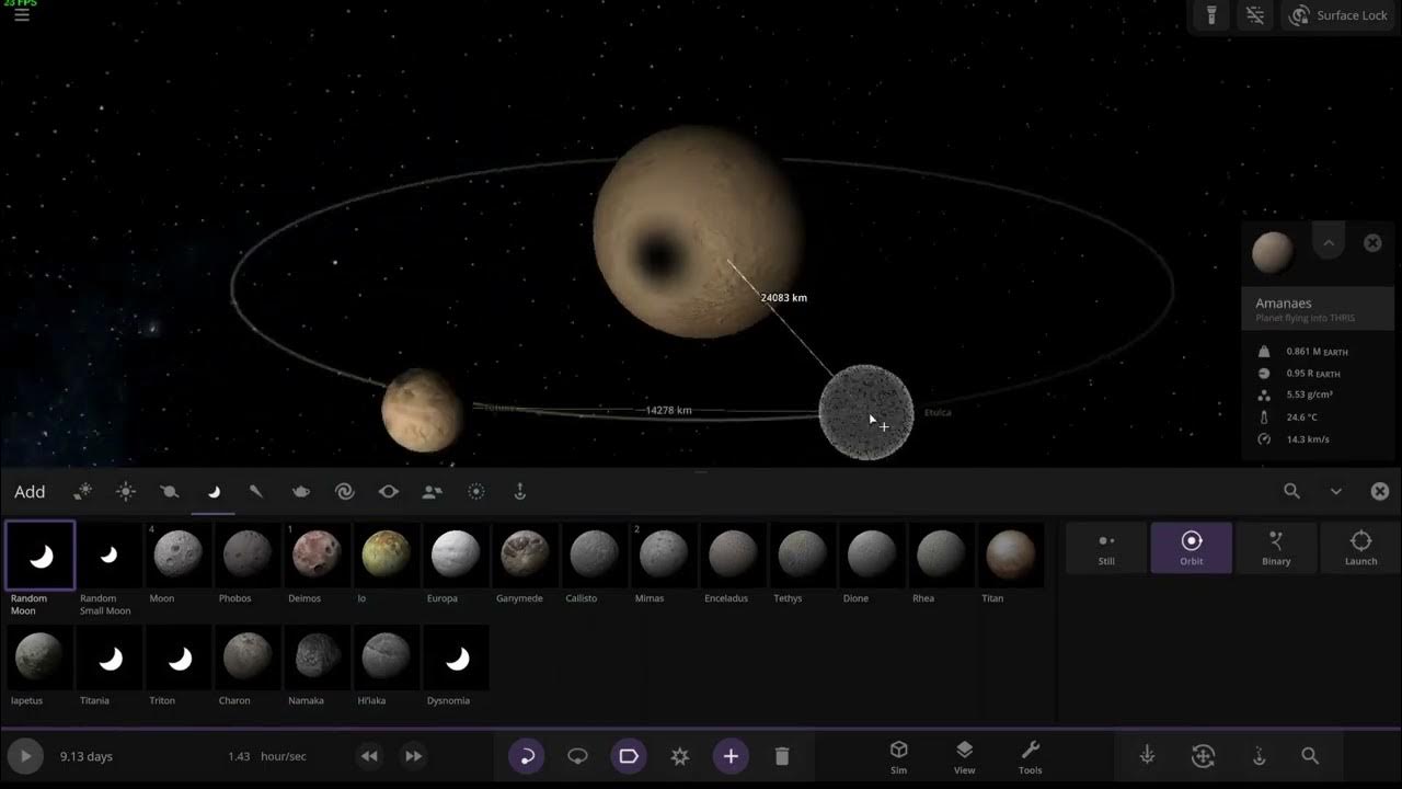 Making a system with a star bigger than stephenson 2-18 In universe sandbox - YouTube