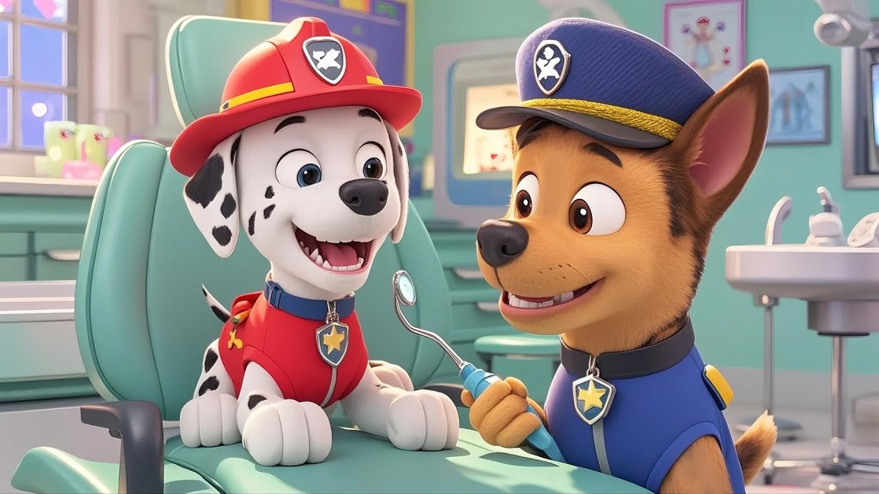 Paw Patrol Ultimate Rescue | Chase the Dentist: Marshall's Fun Dental ...