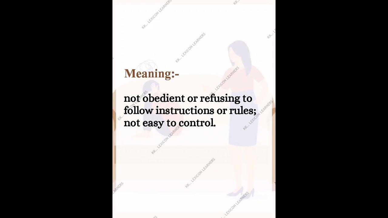 Vocabulary Words Docile Recalcitrant YouTube vocabulary-words-docile-recalcitrant-youtube
