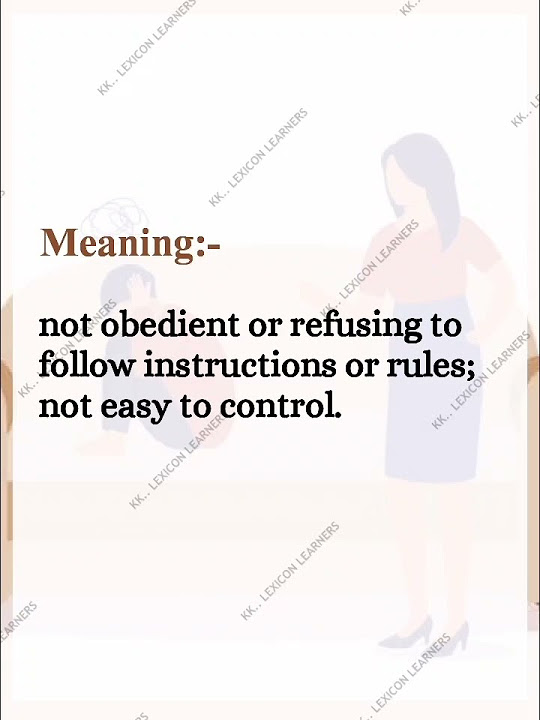 Vocabulary Words Docile Recalcitrant YouTube vocabulary-words-docile-recalcitrant-youtube
