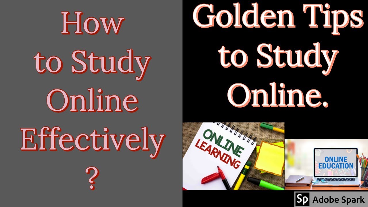 || How To Study Online Effectively || Golden Tips to Study Online || Best Way to Study Online ...