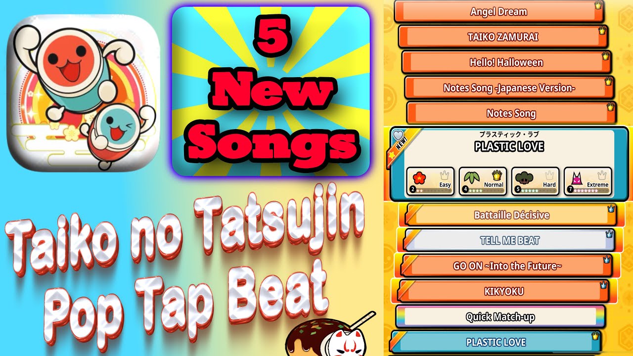 Taiko no Tatsujin Pop Tap Beat | Version 1.7 is here! - YouTube