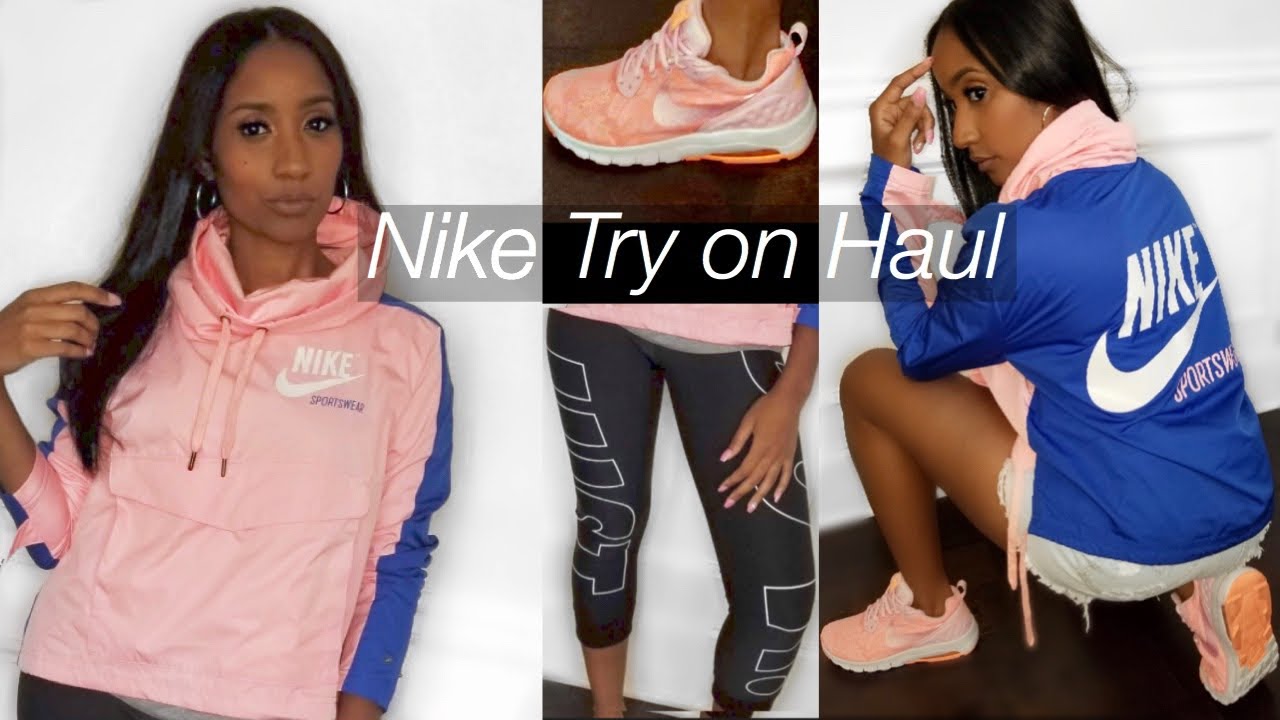 Nike Try On Haul - YouTube