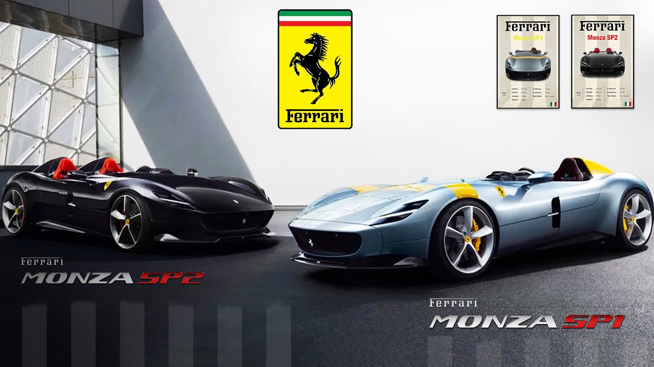 Ferrari's FASTEST Speedsters Monza SP1 vs SP2 - YouTube