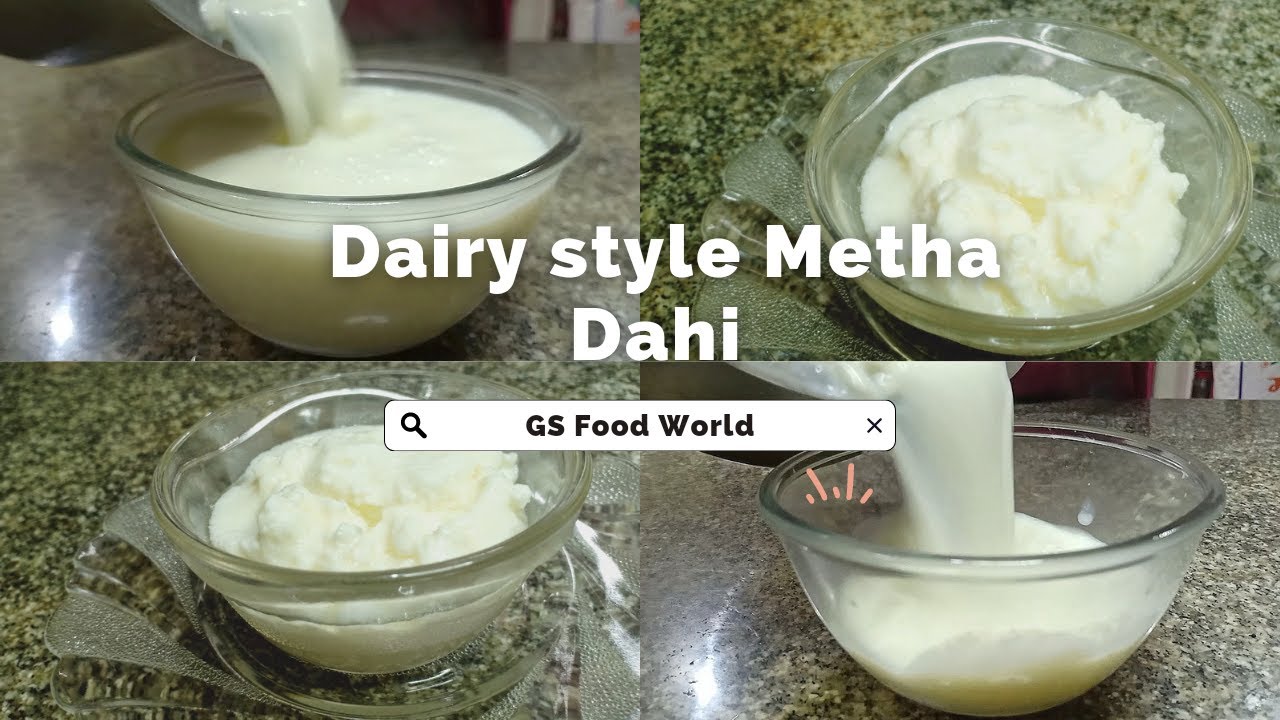 Make dairy style Metha Dahi at home 😋😌 | Summer special refreshing dahi ...