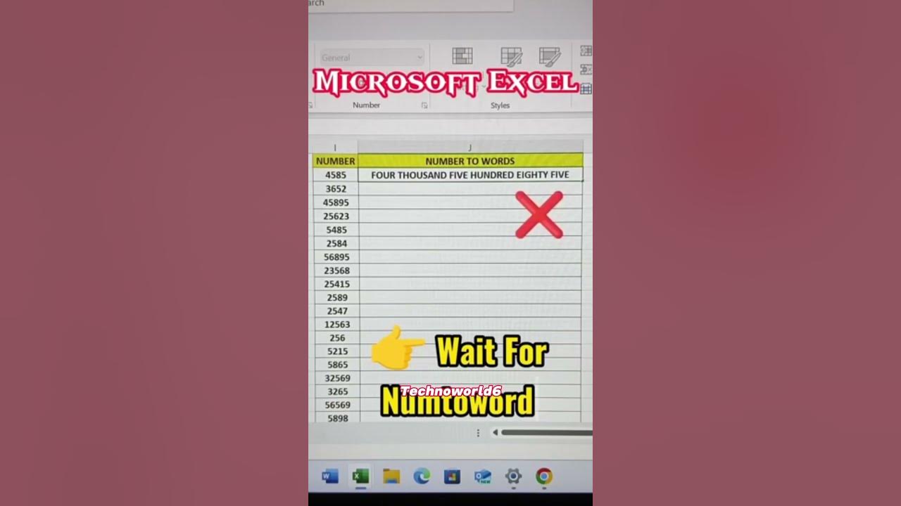 How to convert numbers into words in Excel #excelworld #exceltricks #exceltips #shortvideo - YouTube