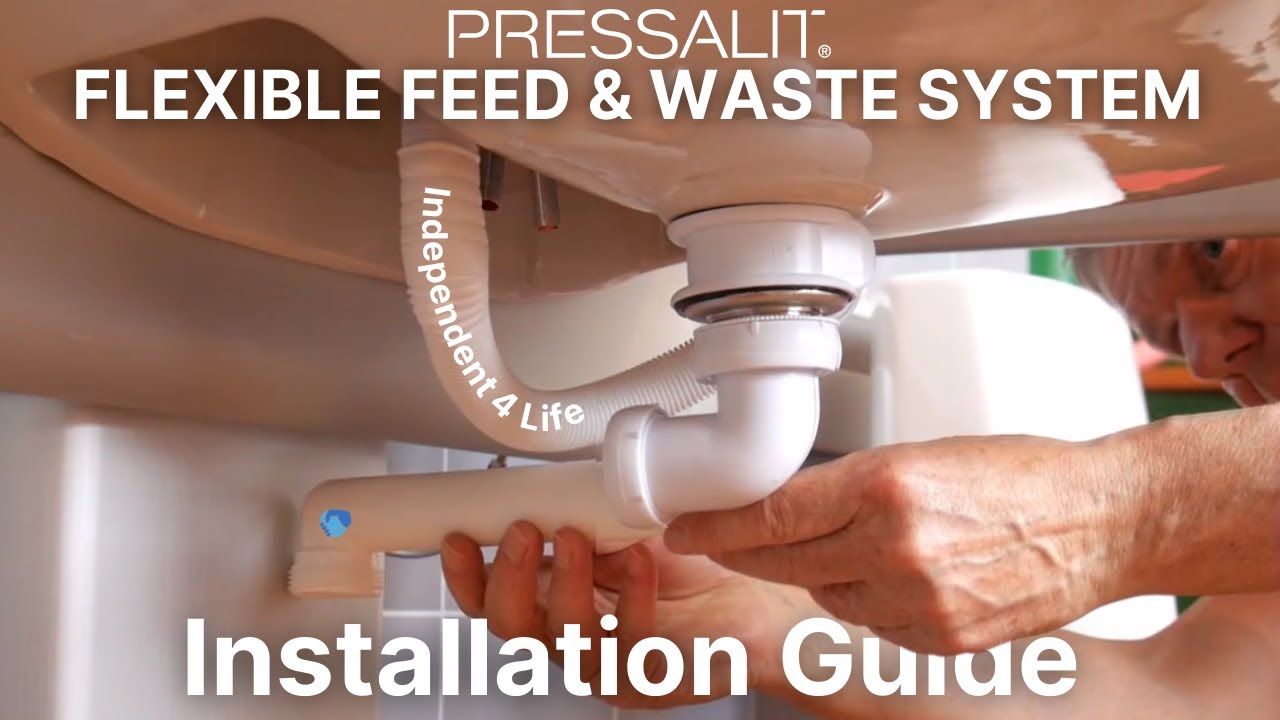 Pressalit Flexible Feed & Waste System Installation Guide - YouTube