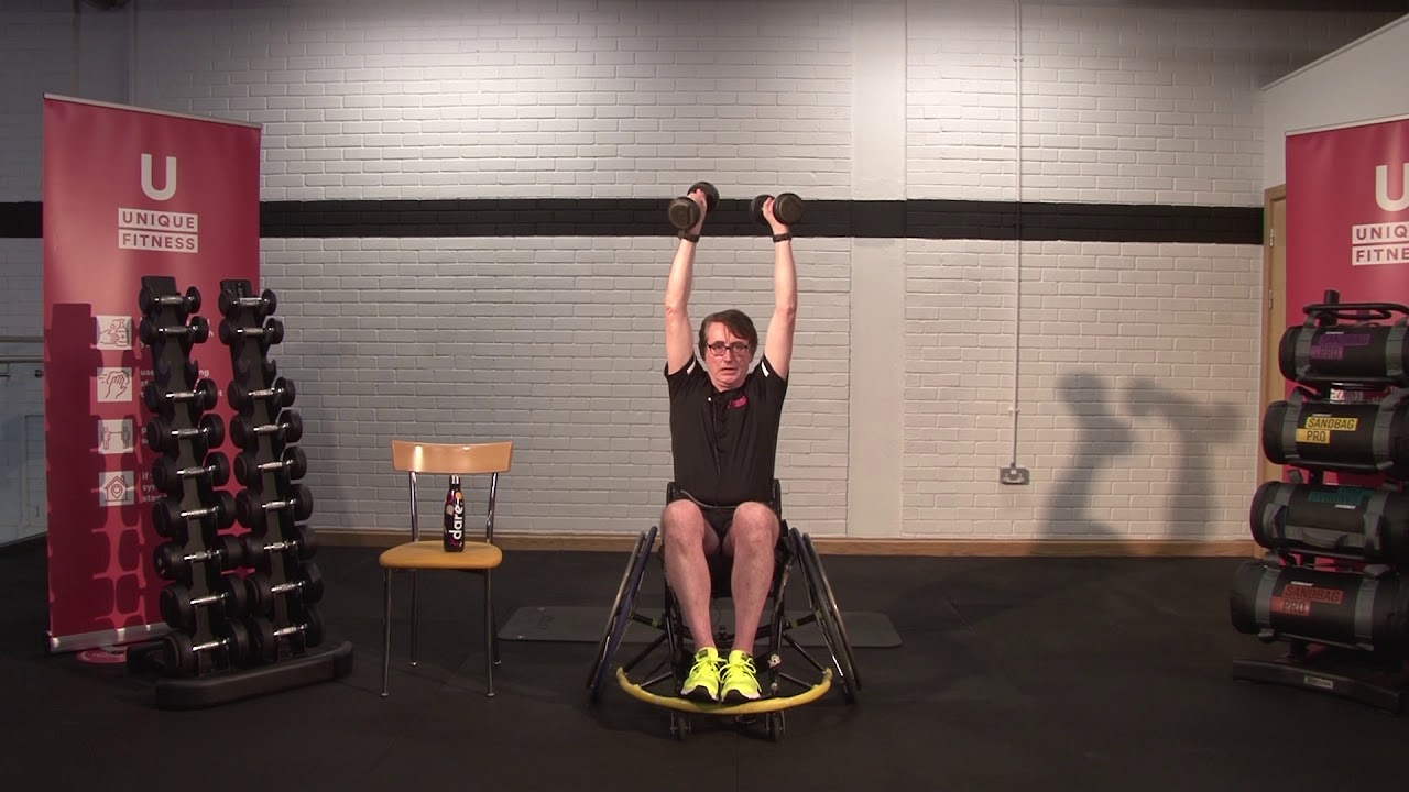 Seated exercise session - Upper body workout with Johnny - YouTube