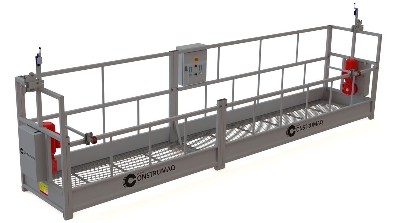 Andaime Elétrico com Plataforma Modular até 8m para Trabalho em Altura ...
