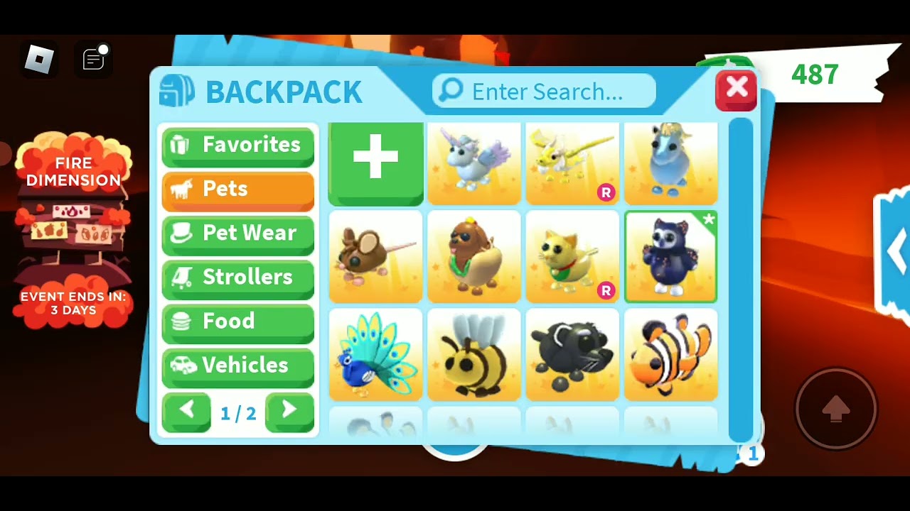 Making a Flaming Zebra Bait in Adopt me Fire Dimension Event! | Roblox ...