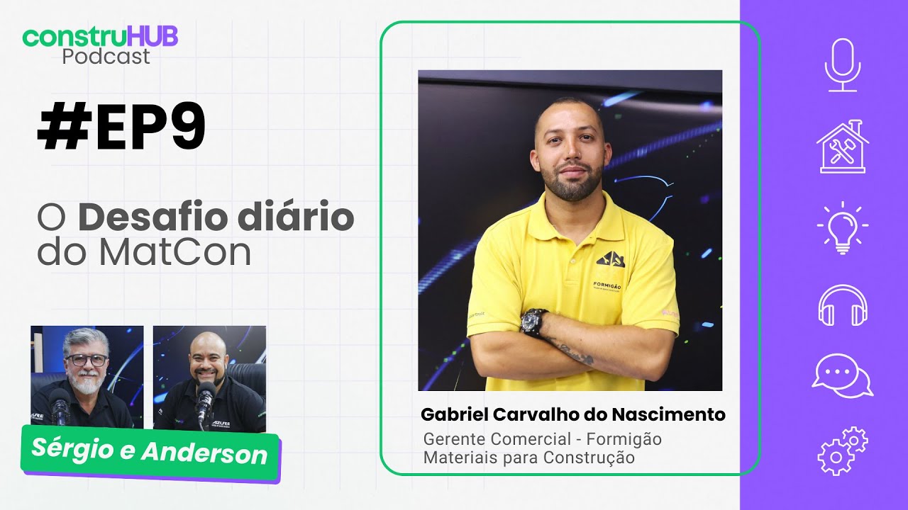 O Desafio diário do Matcon | #EP9 Podcast ConstruHUB - YouTube