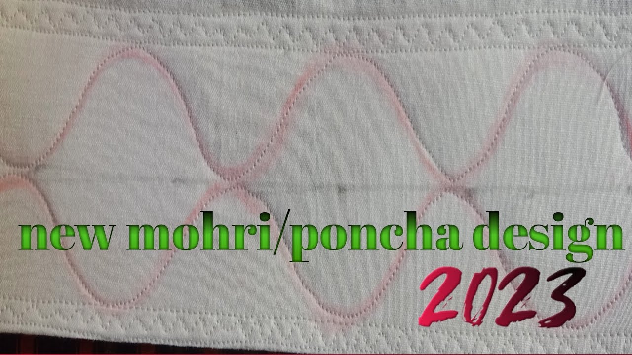 new mohri/poncha design/new mohri design/how to make mohri design ...