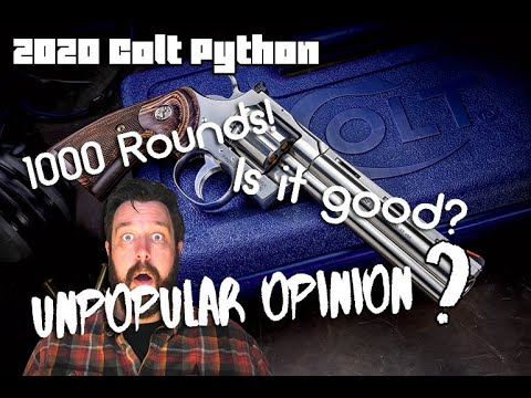 2020 Colt Python // 1000 Round Review // My most hated opinion ever! # ...
