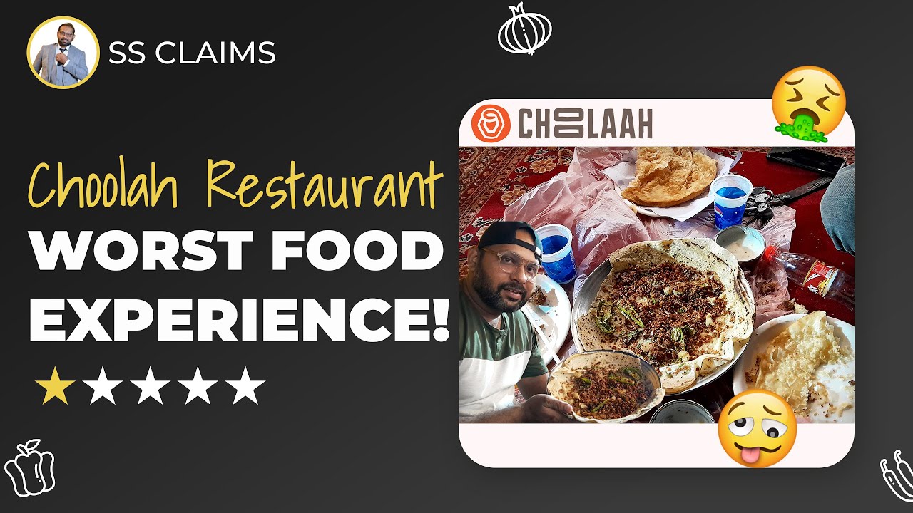 Worst Food Experience at Choolah-Bad experience at Choolah near Disco ...