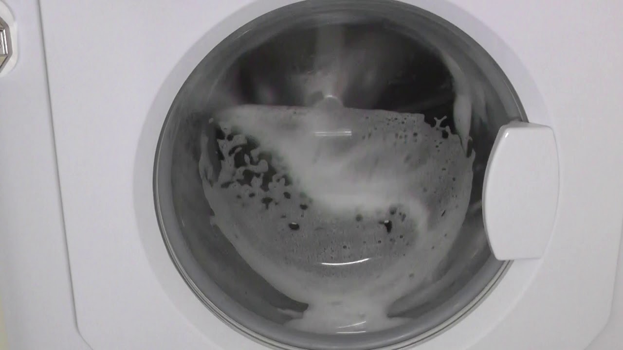 Hotpoint BHWM 129 Integrated Washer, Wool cycle with extra rinse - YouTube