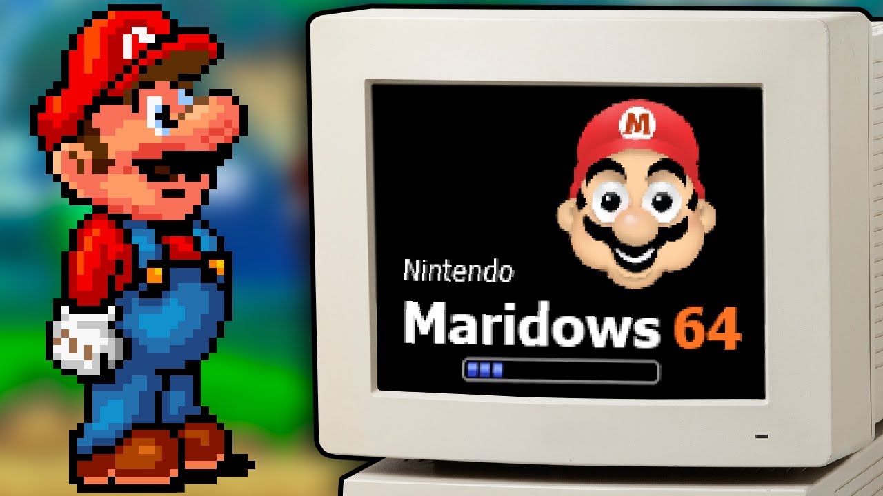 Nintendo Maridows 64 - Weird & Funny Fake OS - YouTube