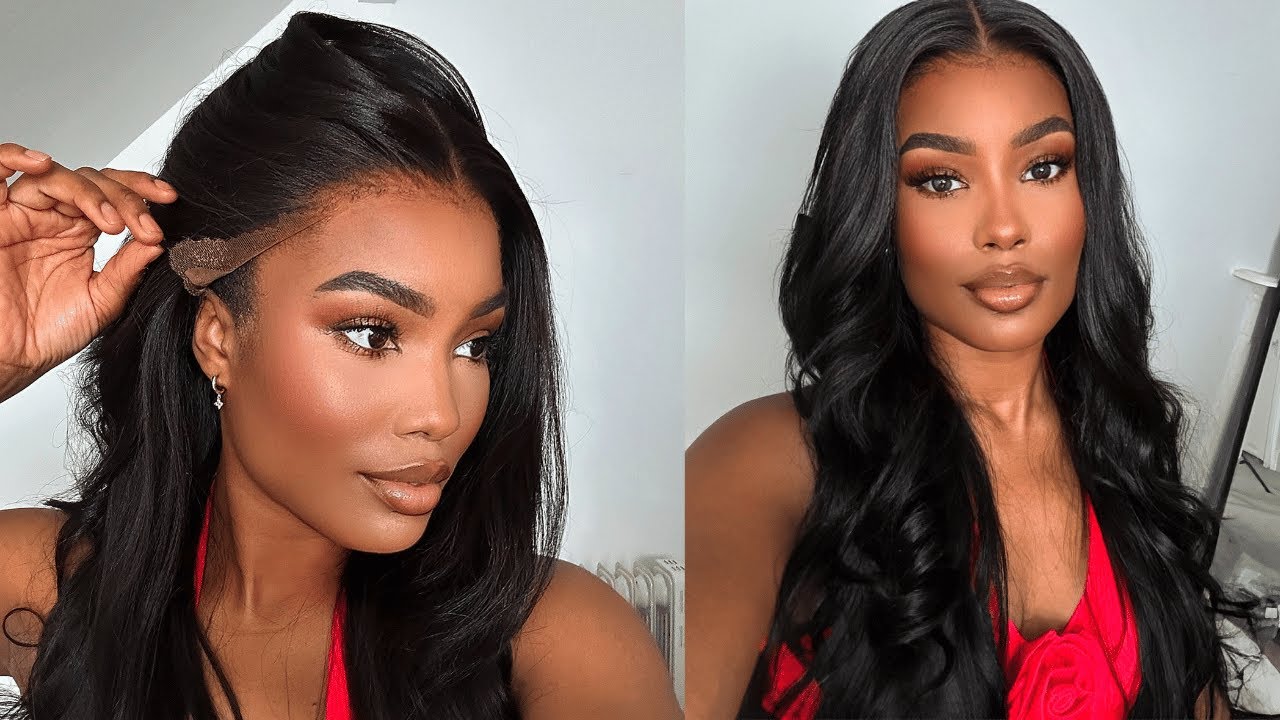 Quick SILK PRESS?? THE MOST NATURAL ZERO-STRESS GLUELESS WIG WITH ...