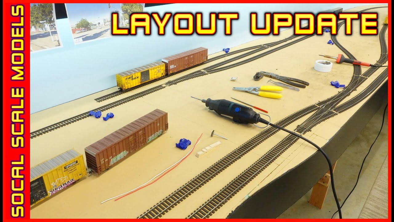 Layout Update | Soldering Track Power Feeders - YouTube