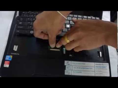 วิธีแกะ-เปลี่ยน Keyboard TOSHIBA Satellite Pro C640 - YouTube