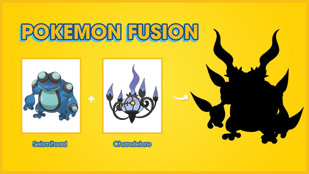 Pokemon Fusion | Seismitoad + Chandelure | pokemon infinite fusion ...