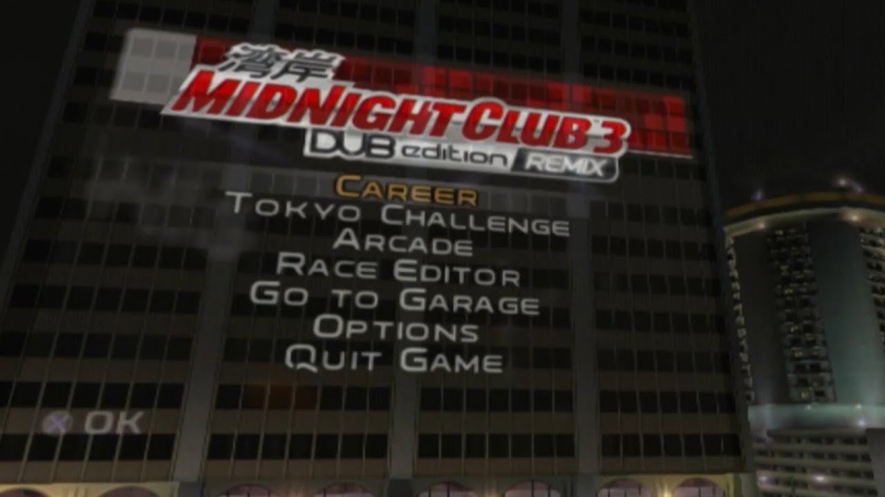 Midnight Club 3: DUB Edition | INTRO & MAIN MENU + Theme Song! (HD ...