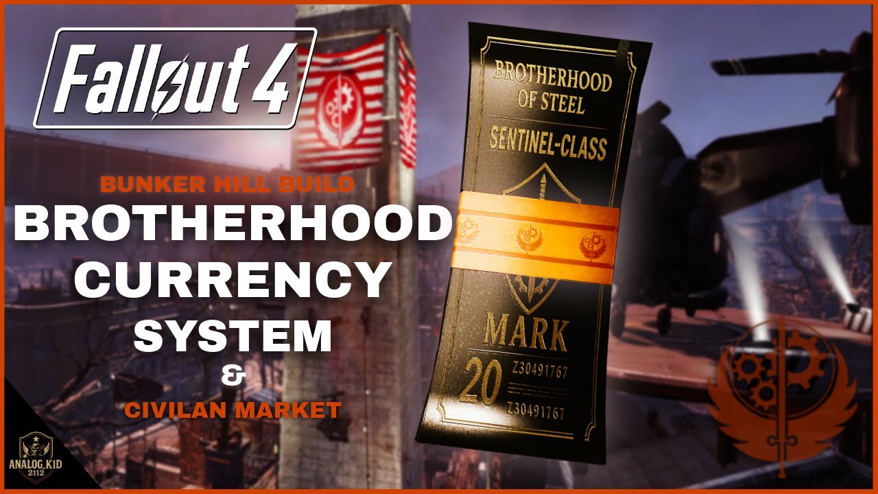 Fallout 4 | Brotherhood Civilian Market & Lore Friendly Currency System ...