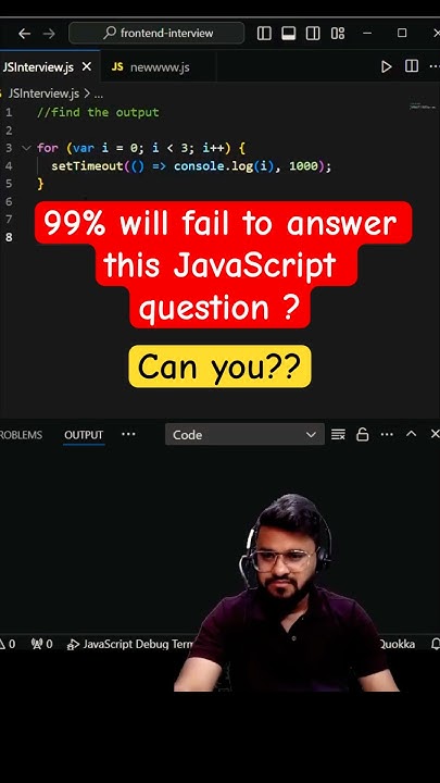 #day61 - Why 99% of the people fail to answer this #javascript question #coding #reactjs # ...
