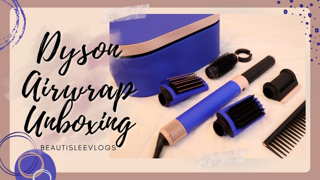 My First Dyson EVER! | Dyson Airwrap Unboxing (Blue Blush, Complete ...