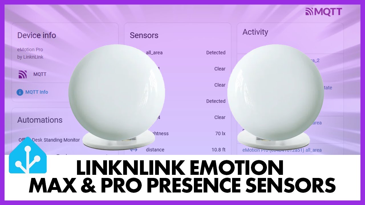 LinknLink Emotion Max & Pro Presence Sensor Review - YouTube