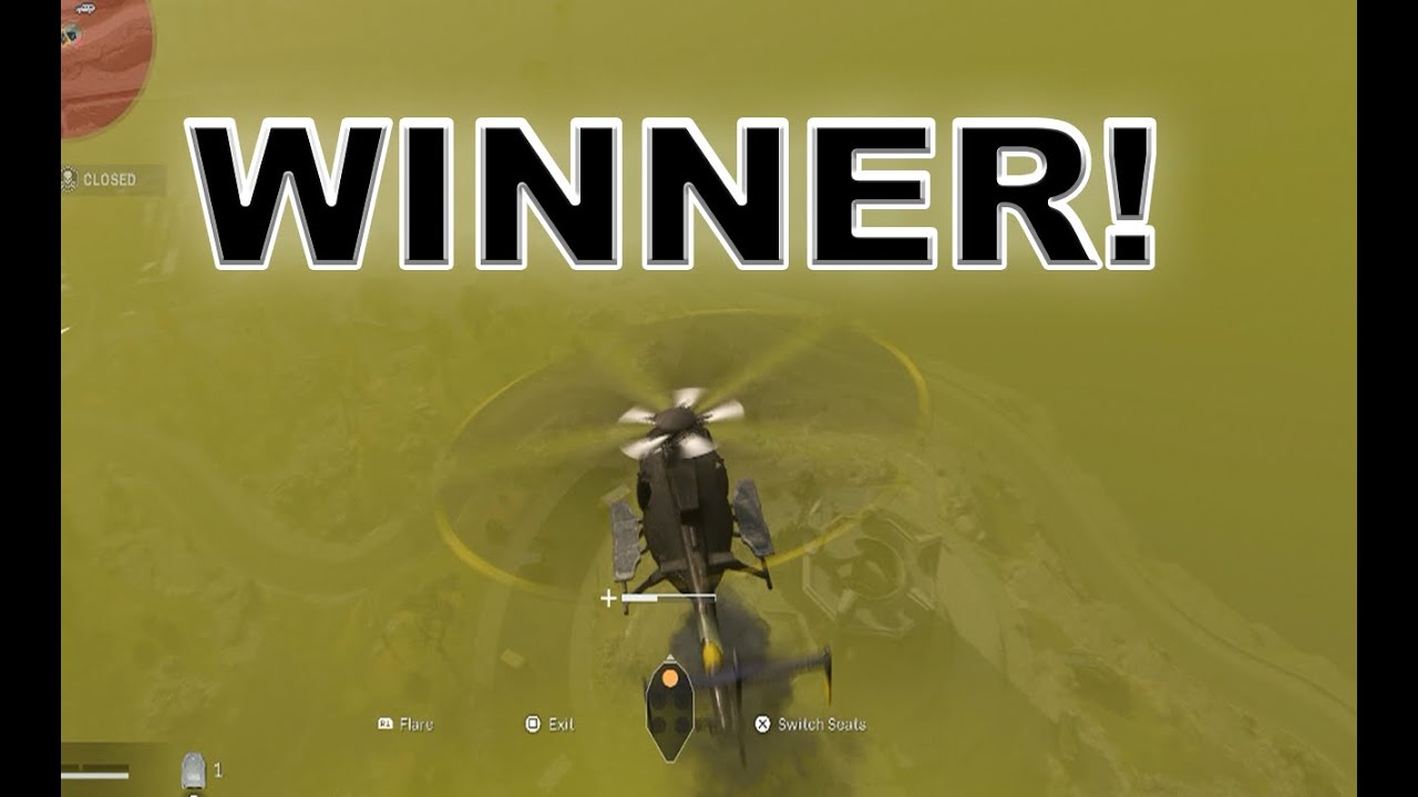 WINNING WARZONE IN A HELICOPTER?! - YouTube