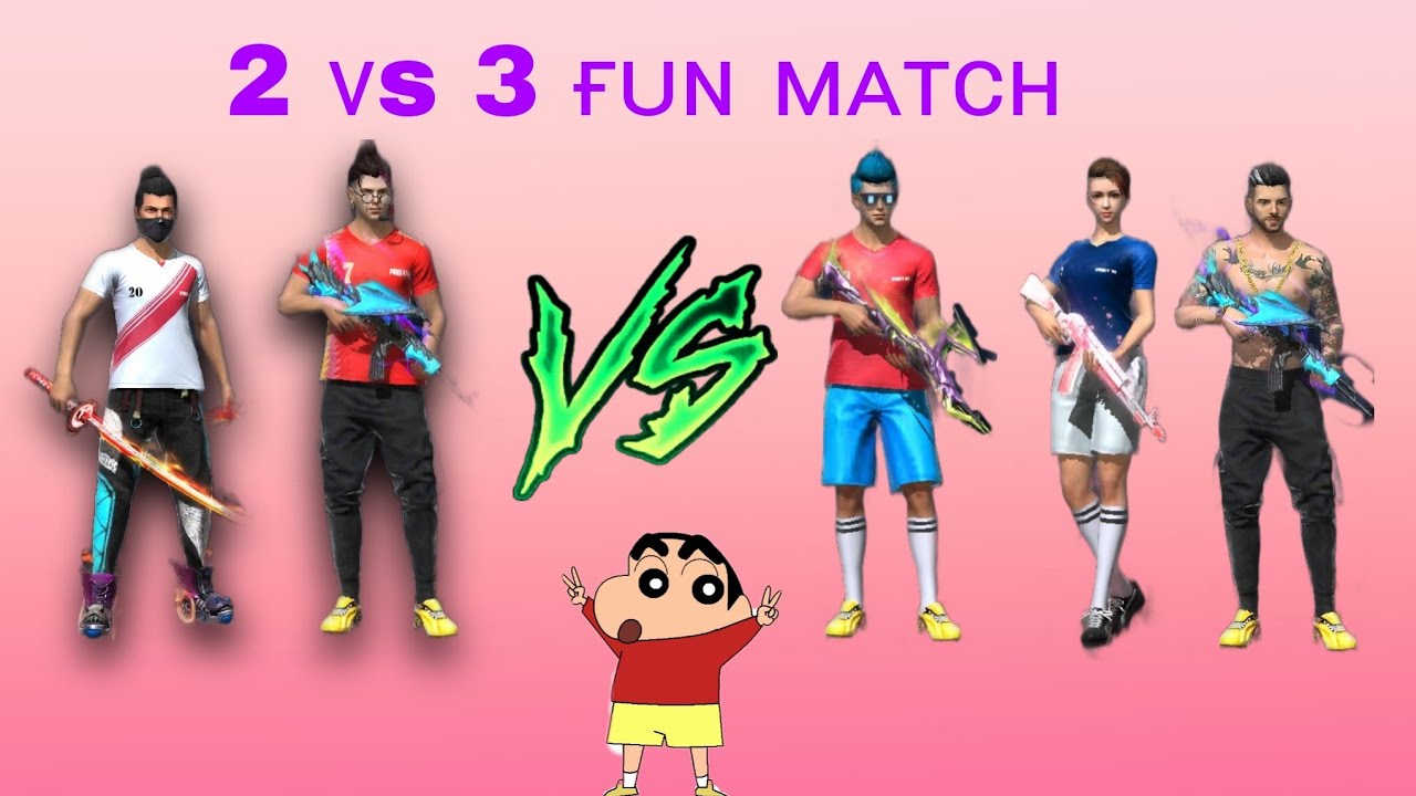 2 vs 3 fun match - YouTube