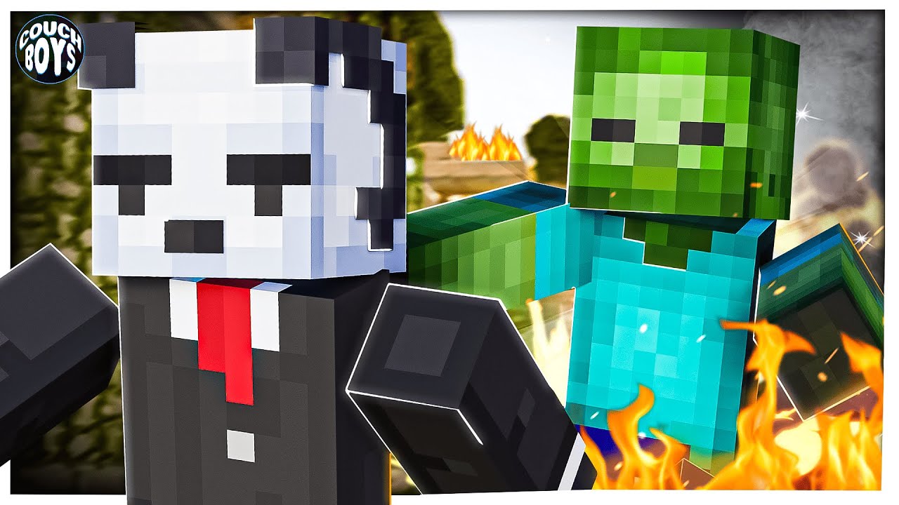 Surviving 7 Days in a Minecraft ZOMBIE APOCALYPSE - YouTube