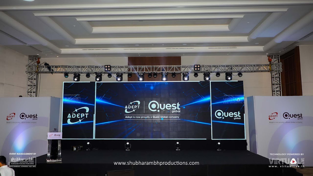 Quest Global | Leela Bhartiya City | Corporate Event | Shubharambh ...