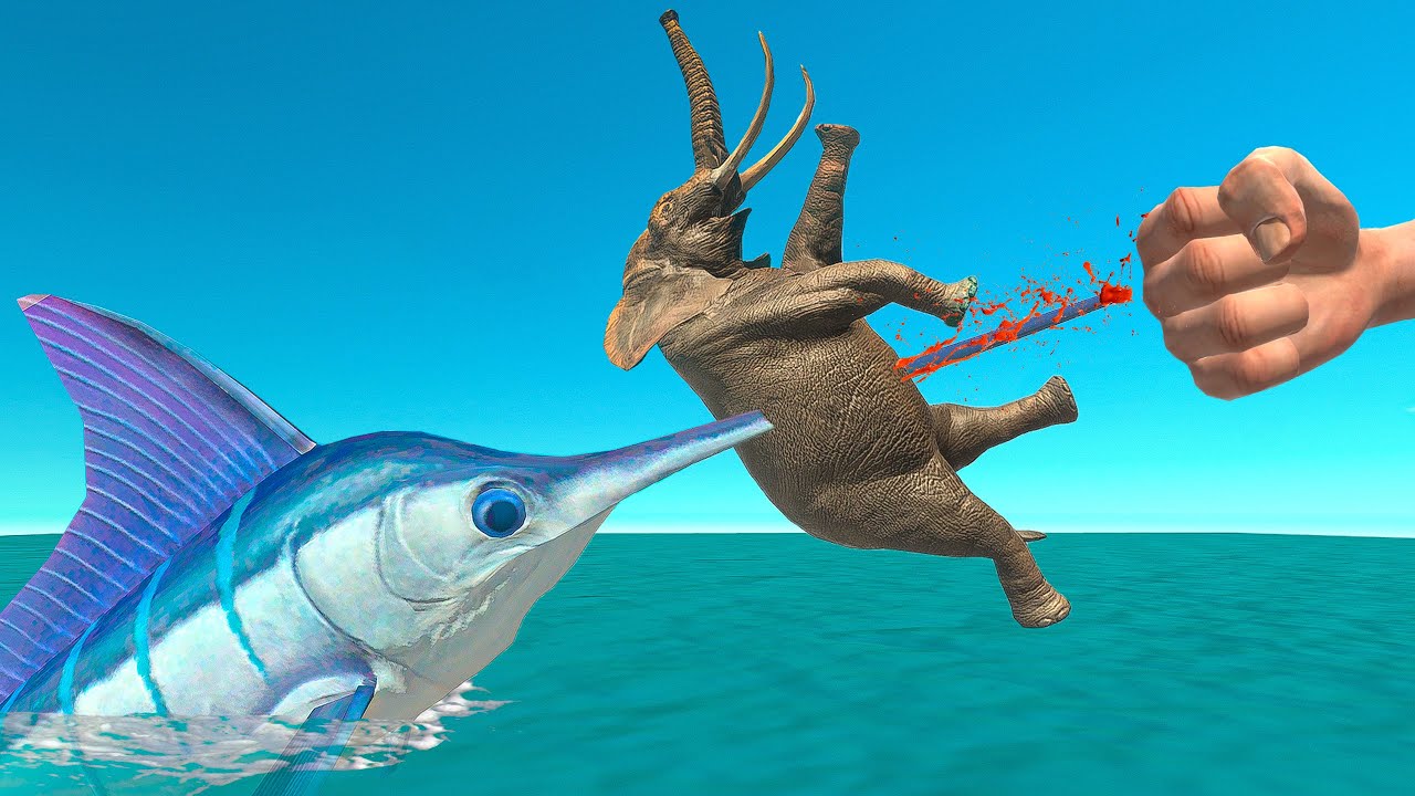 Deadly FISH SWORD Animal Revolt Battle Simulator - YouTube