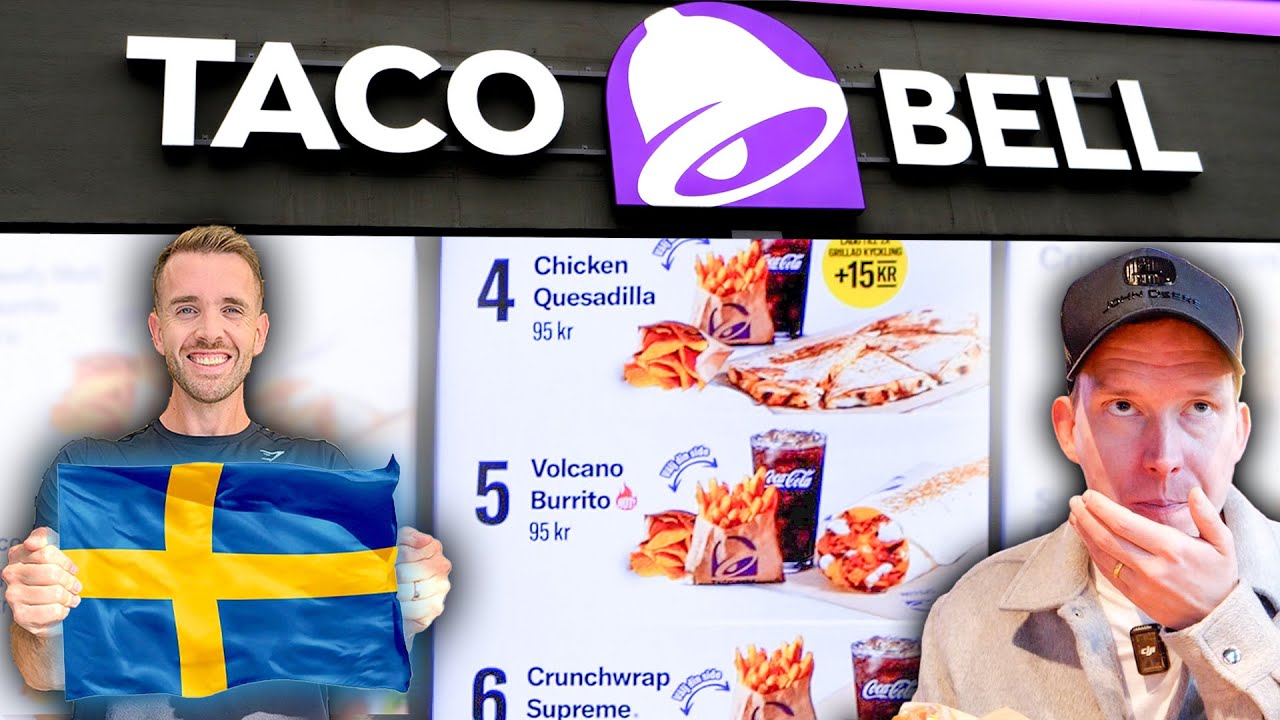 Besöker Taco Bells NYA restaurang i Sverige! - YouTube