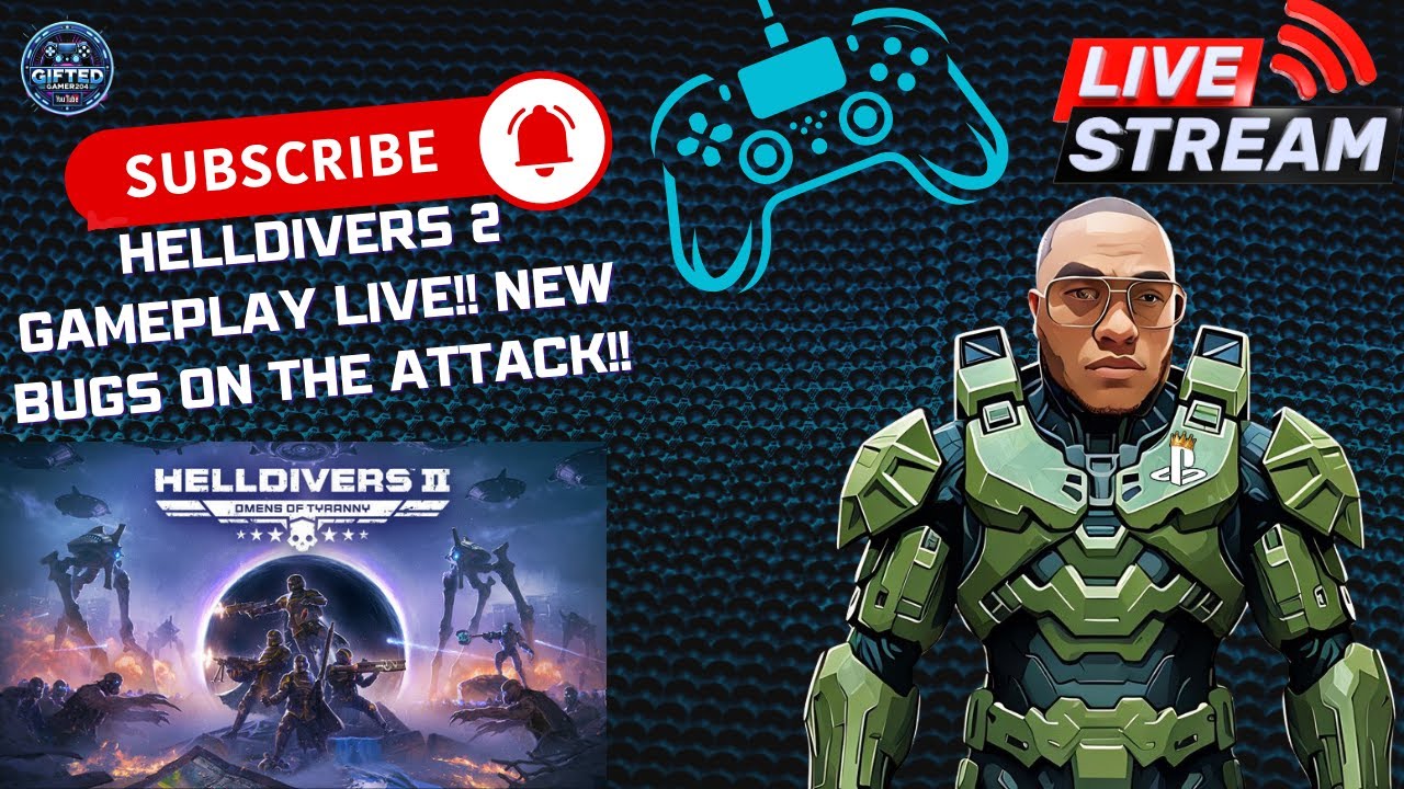 Helldivers 2 Gameplay (LIVE)!! New Bugs on the attack!! - YouTube