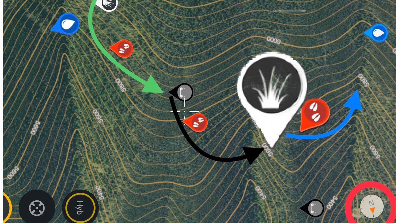 OnX Hunt app | How I use Onx hunt waypoints for hunting elk | Deer ...