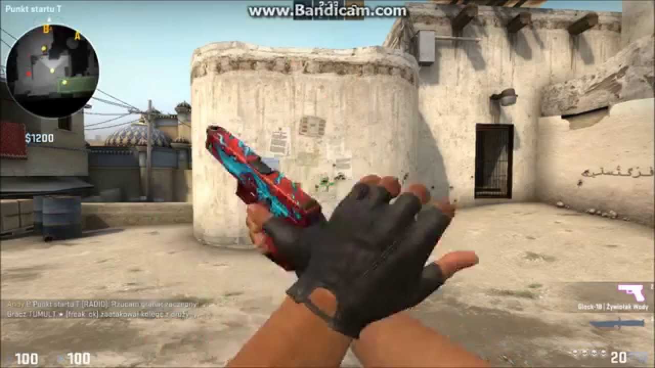 CS:GO Skin Show: Glock-18 | Żywiołak Wody / Water Elemental - YouTube