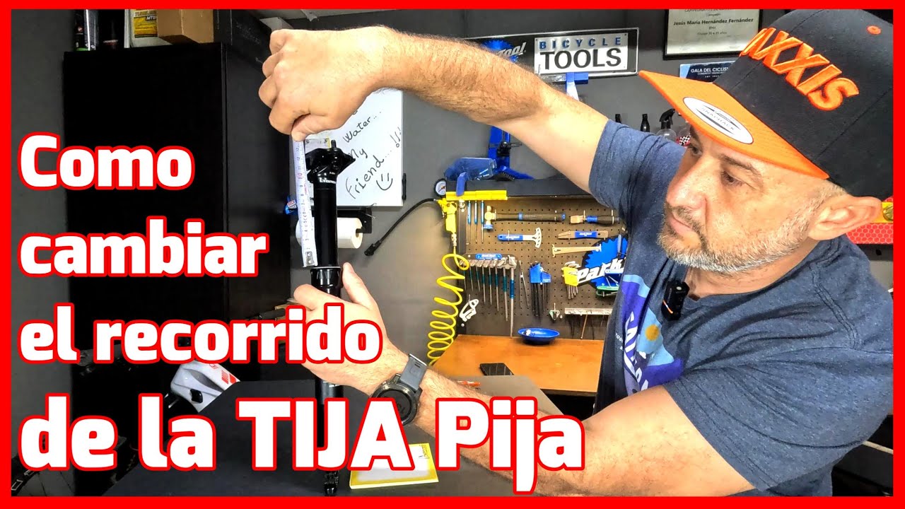 ¿Cómo cambiar el RECORRIDO de tú TIJA PIJA? - YouTube