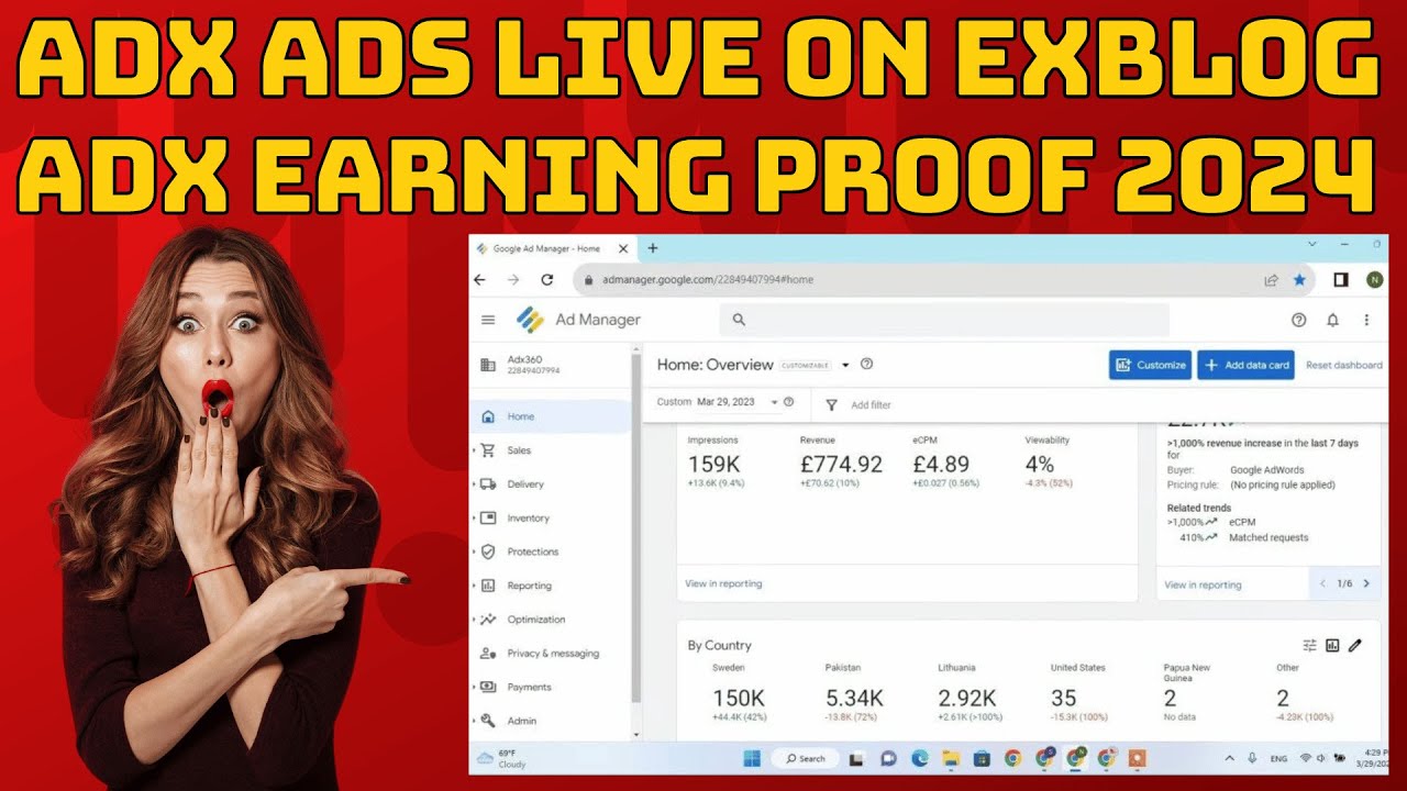 Paid Google Adx Ads Setup on Exblog Full Method Free | Ex blog Adx ...