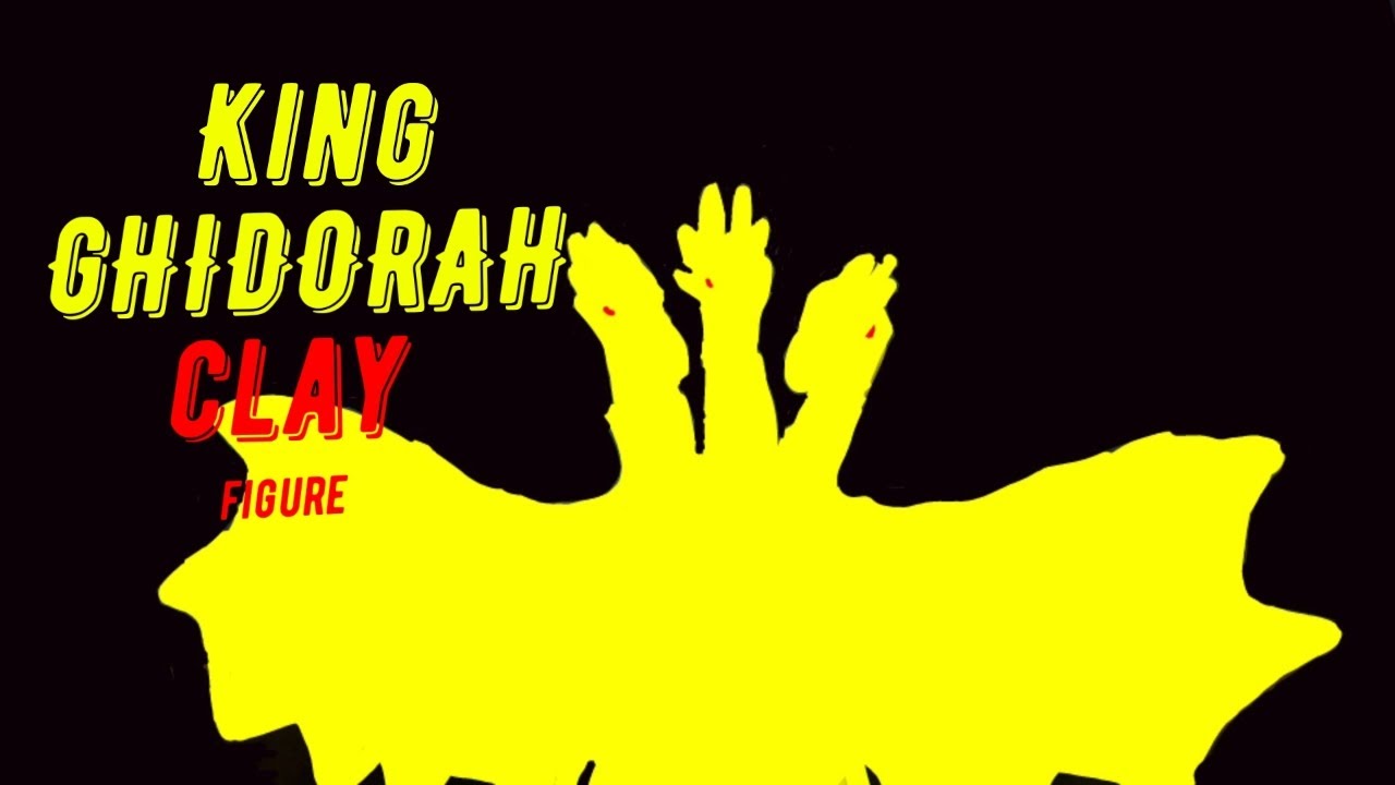 King ghidorah clay figure (+ short claymation) - YouTube