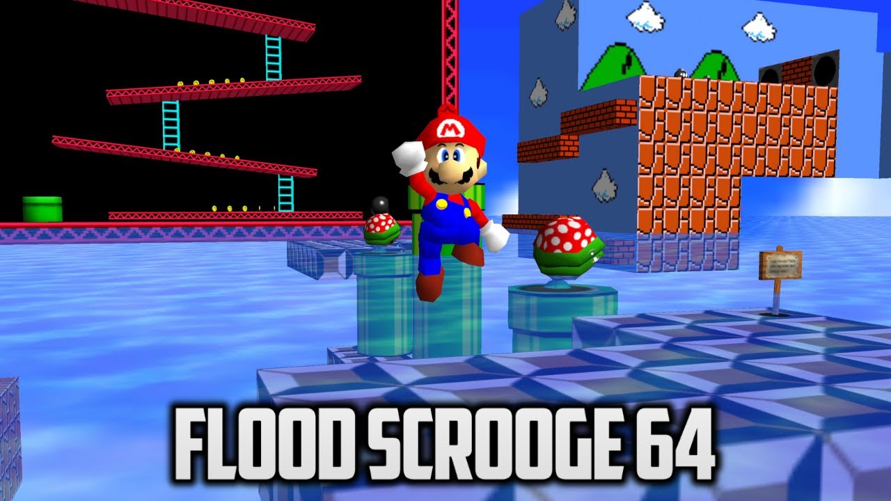 ⭐ Super Mario 64 PC Port - Flood Scrooge 64 - YouTube