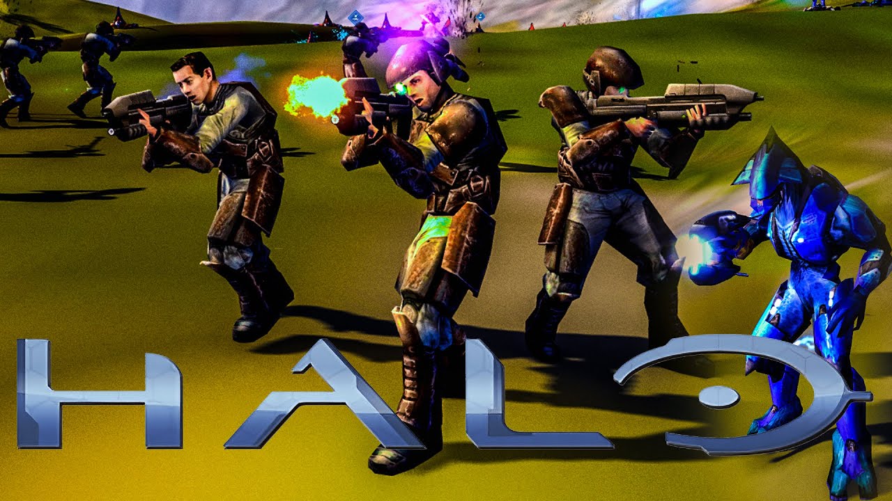 Combat Evolved Firefight - UNSC vs The Covenant | Halo CE AI Battle ...