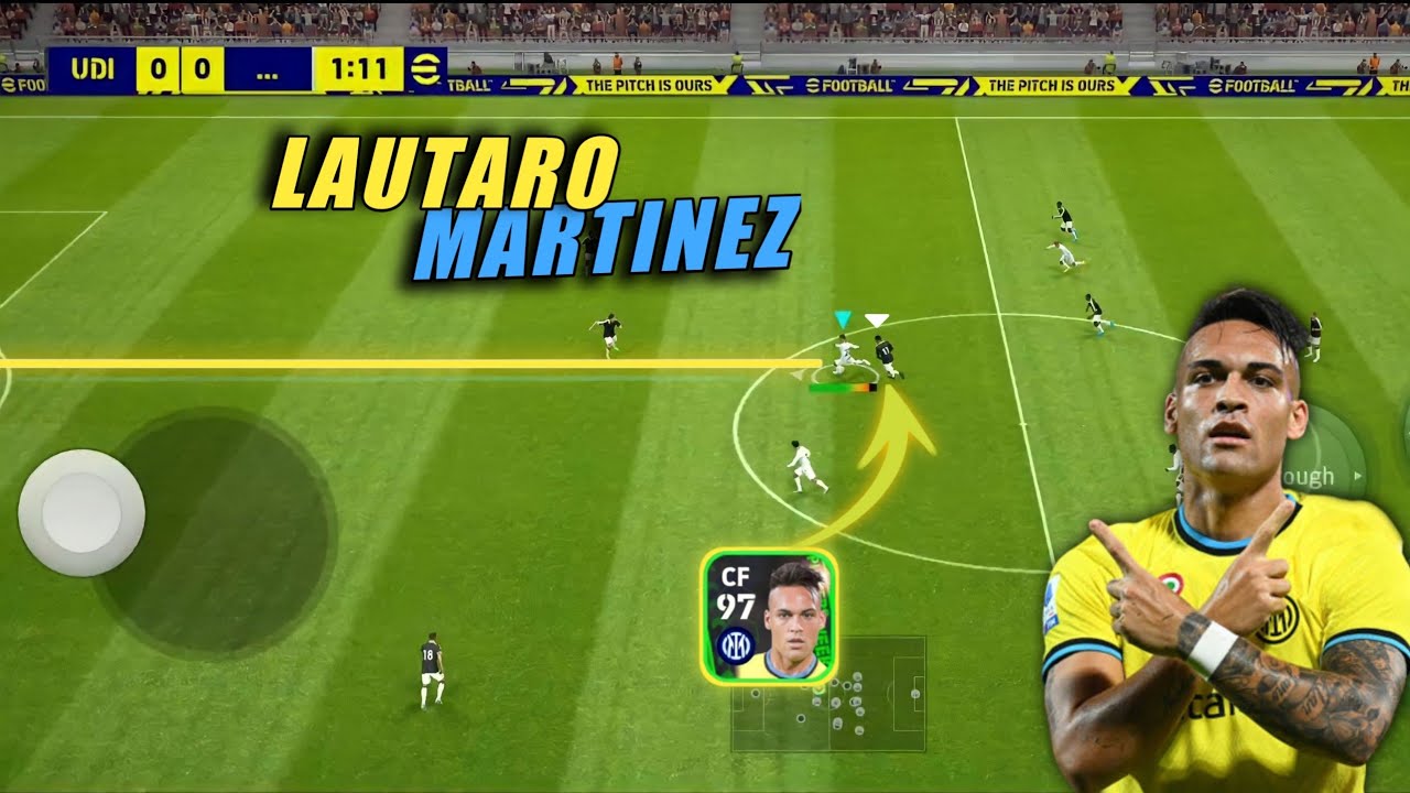 Review New POTW Card 🔥 Lautaro Martinez 97 Rated In Efootball 2023 ...