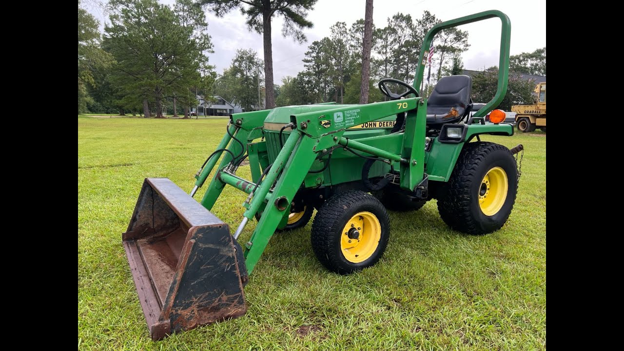 John Deere 755 2WD Compact Utility Tractor with Loader SN667 Lot#315 ...